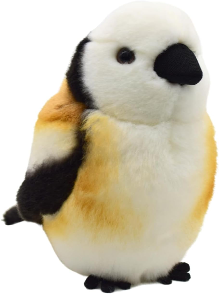 Realistic Long-Tailed Tit Bird Stuffed Animal Plush Toy, Lifelike Long ...