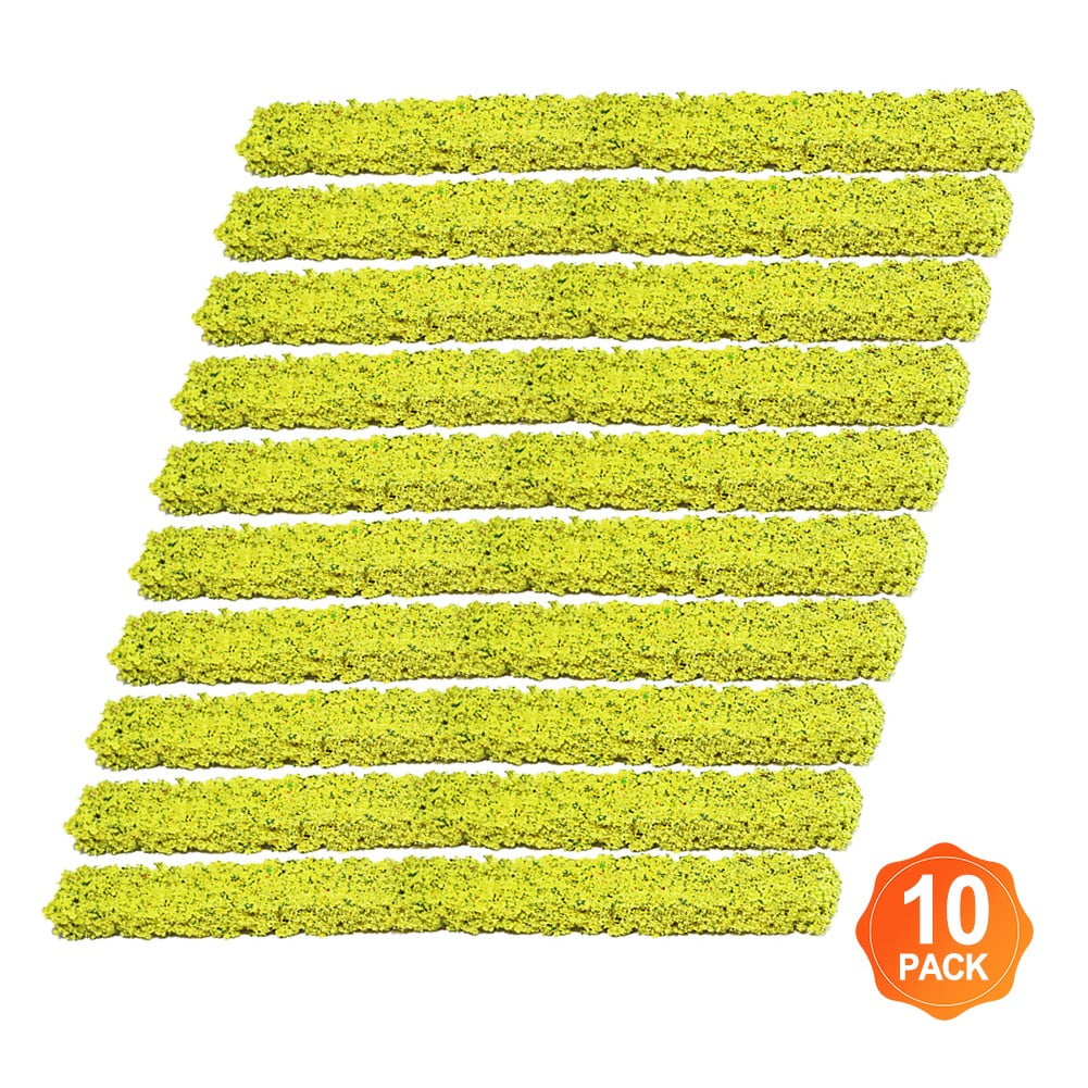 Realistic Mini Flower Bushes 10pcs 20cm Simulated Grass Pads for Sand ...