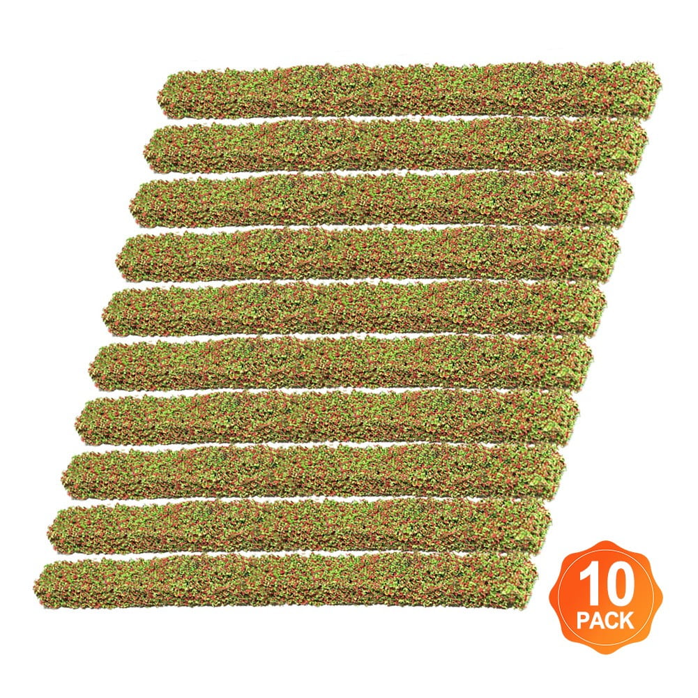 Realistic Mini Flower Bushes 10pcs 20cm Simulated Grass Pads for Sand ...