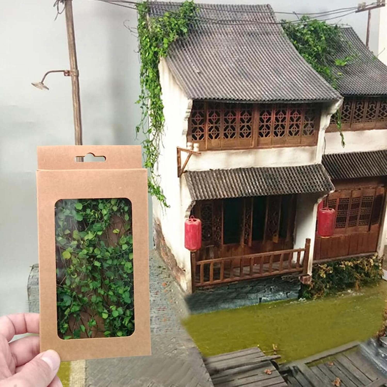 Realistic Miniature Vines Simulation Vine for DIY Mini Model Railway ...