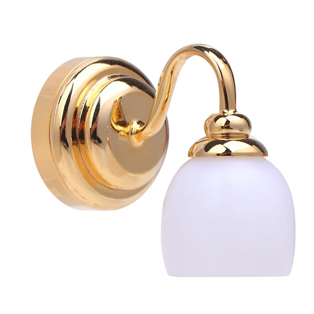 Realistic Miniature Wall Lamp Model LED Light for 1/12 Dollhouses ...