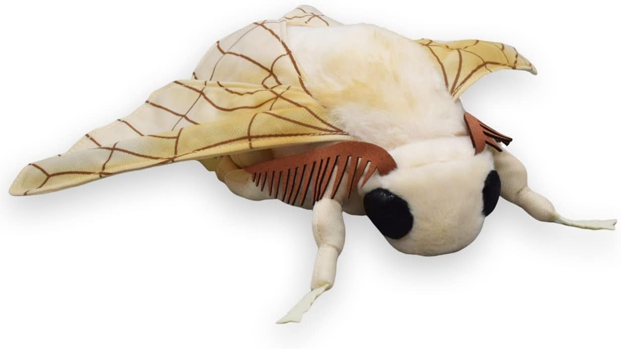 Realistic Moth Stuffed Animal Plush Toy, Lifelike Moth Animal Plushies ...