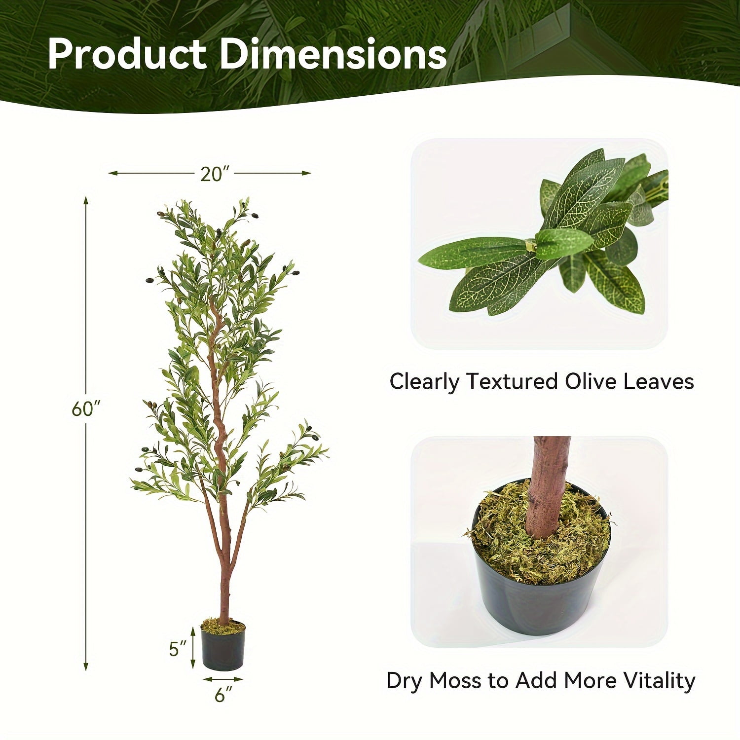 [Realistic Olive Tree] Realistic Large Multi-Trunk Artificial Olive ...