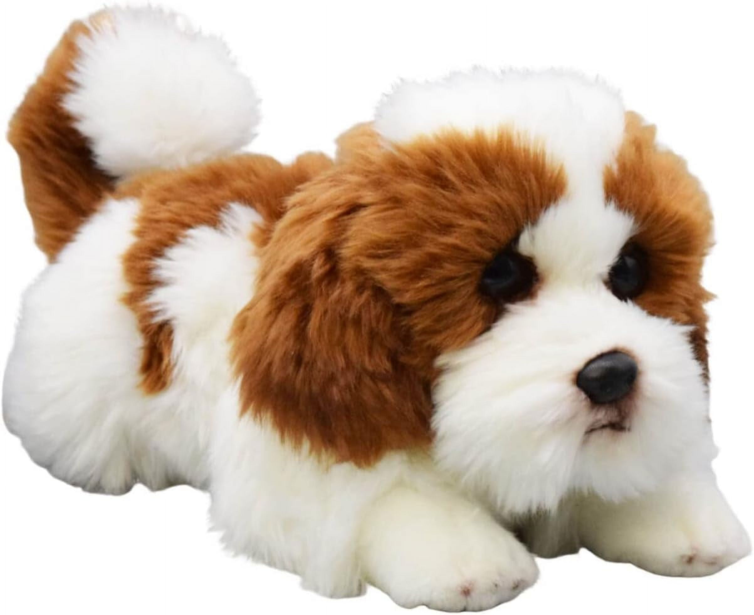 Realistic Pekingese Dog Stuffed Animal Plush Toy, Lifelike Animal ...