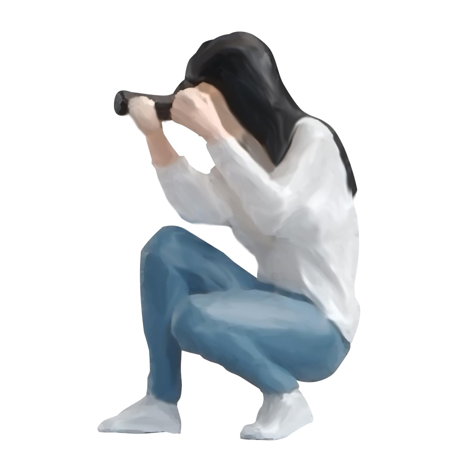 Realistic Photographer Figure Model for Architectural Displays Dioramas ...