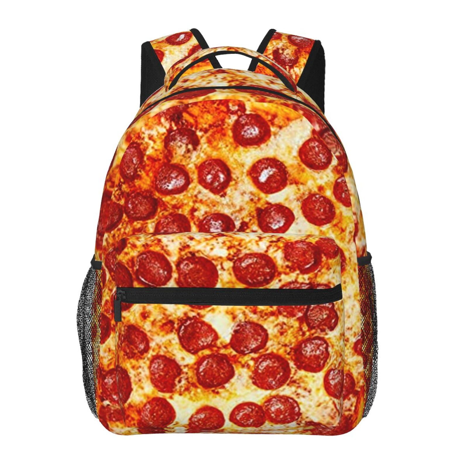 Realistic Pizza Food Backpack for Men Women Laptop Backpack Hiking ...