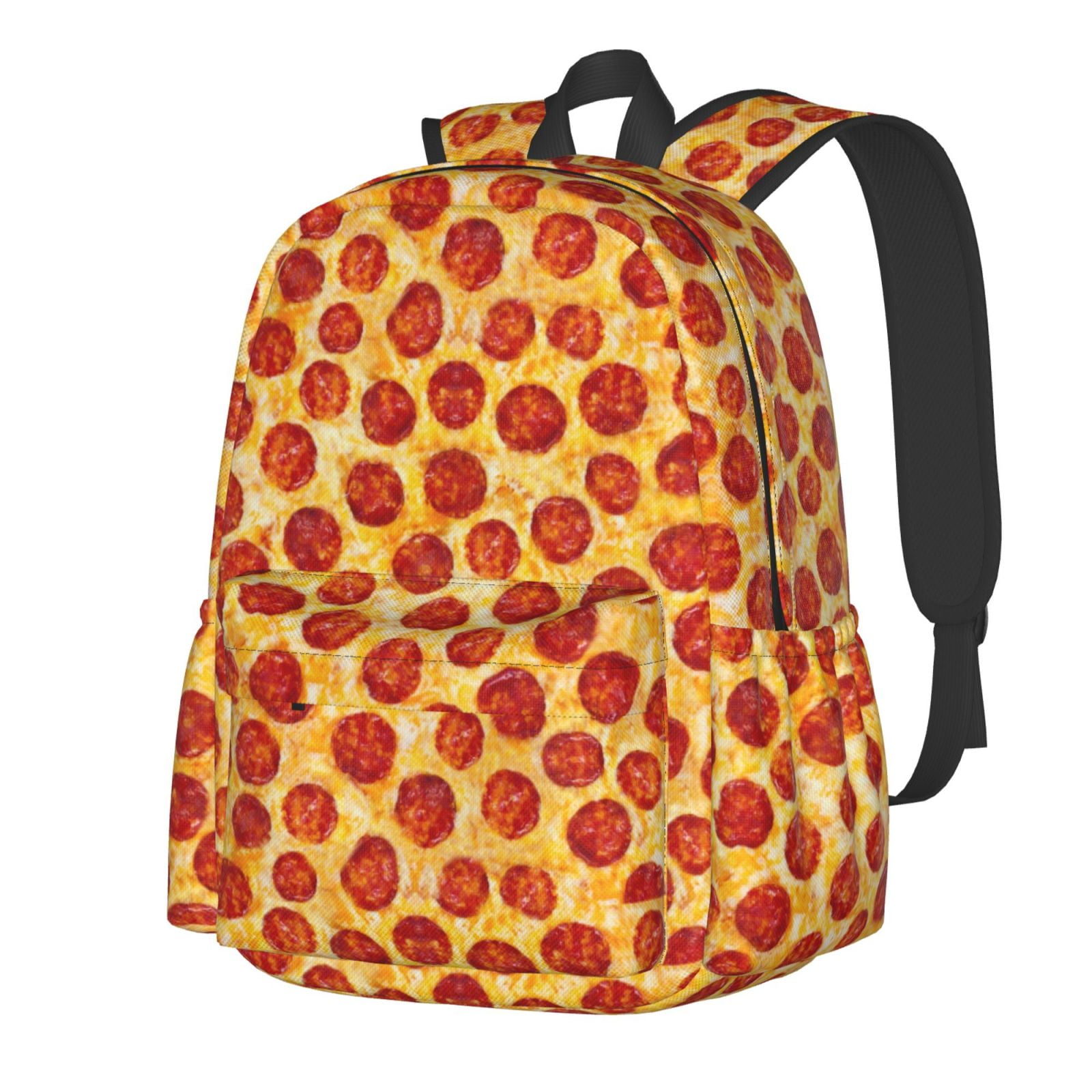 Realistic Pizza Pattern (2) Backpack for Men Women Laptop Backpack ...