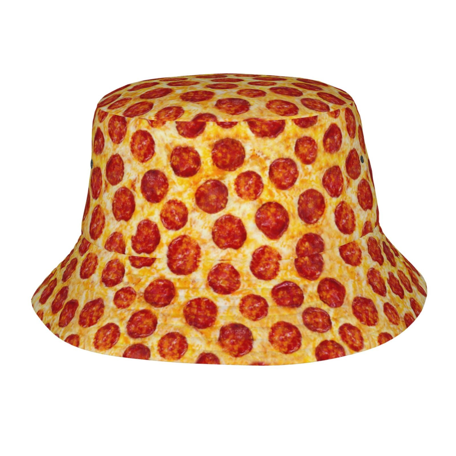 Realistic Pizza Pattern (2) Bucket Hats for Men Women Beach Sun Hat ...