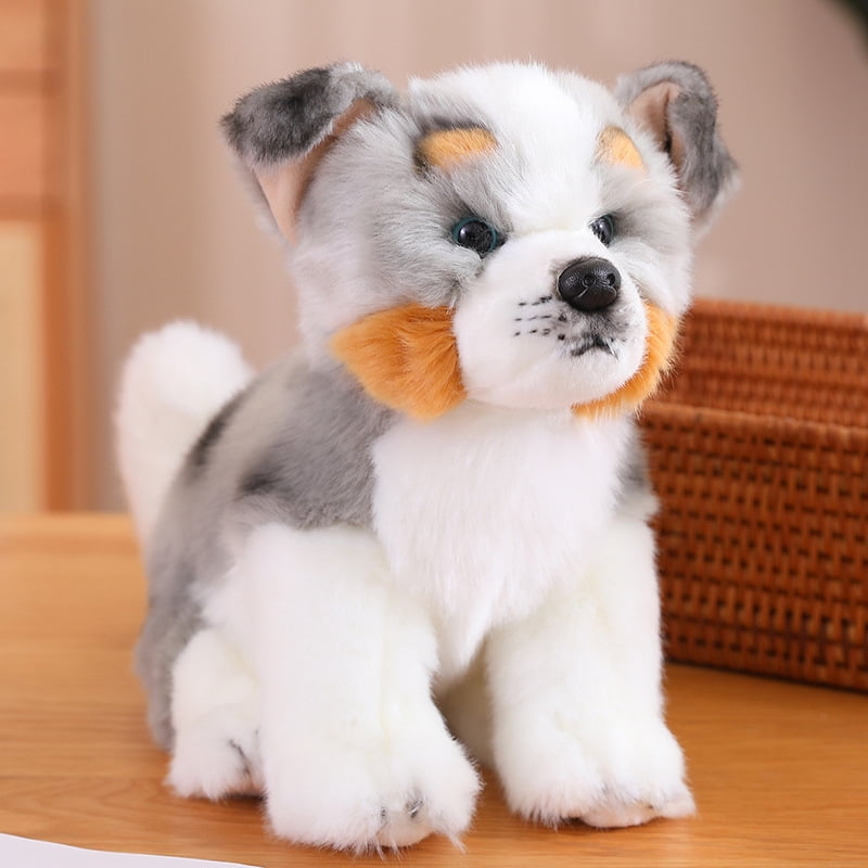 Realistic Plush Dog Toys, Tibetan Mastiff Labrador Bulldog Pomeranian ...