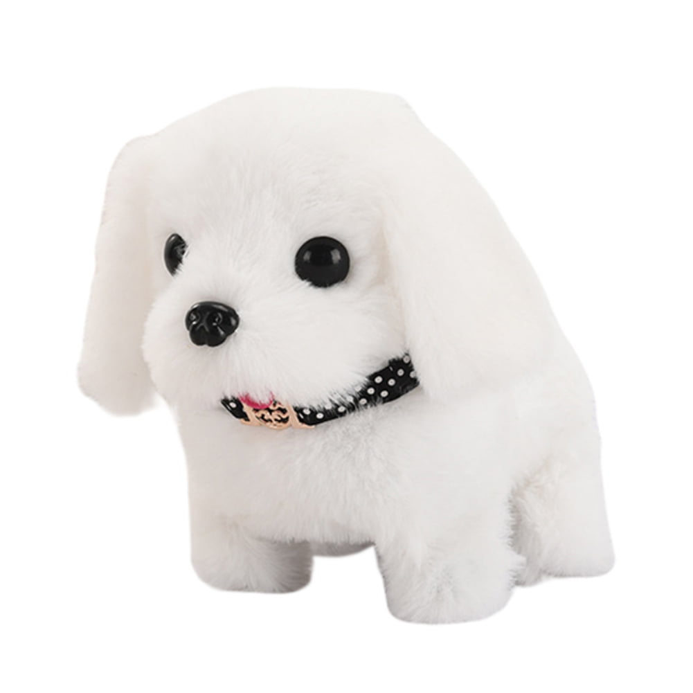 Realistic Plush Maltese Dog, Stuffed Animal Puppy Dog Toys, for ...
