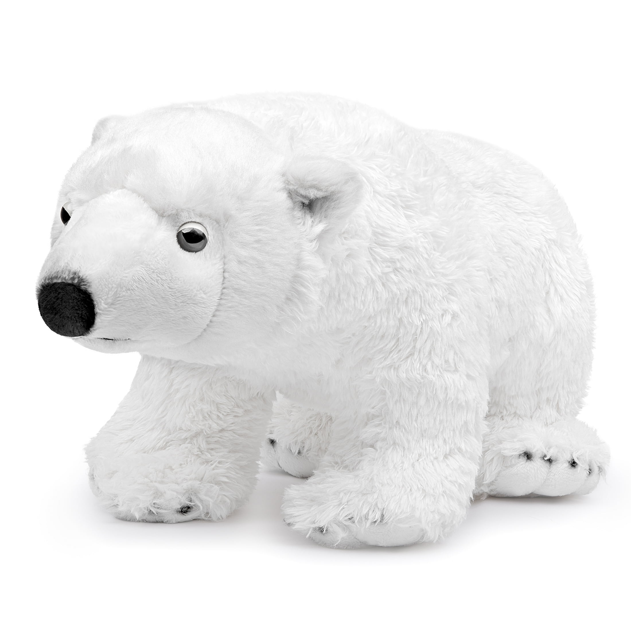 Realistic Polar Bear Stuffed Animal,Soft Bear Plush Toy, Lifelike ...