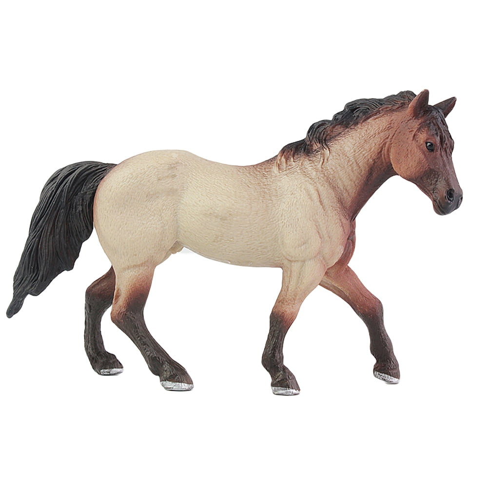 Realistic Quarter Stallion Horse Animal Figurine Table Decor Education ...
