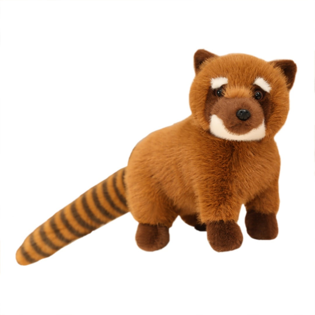 Realistic Raccoon Plush Toy Simulation Stuffed Animals Soft Sleep Aid ...