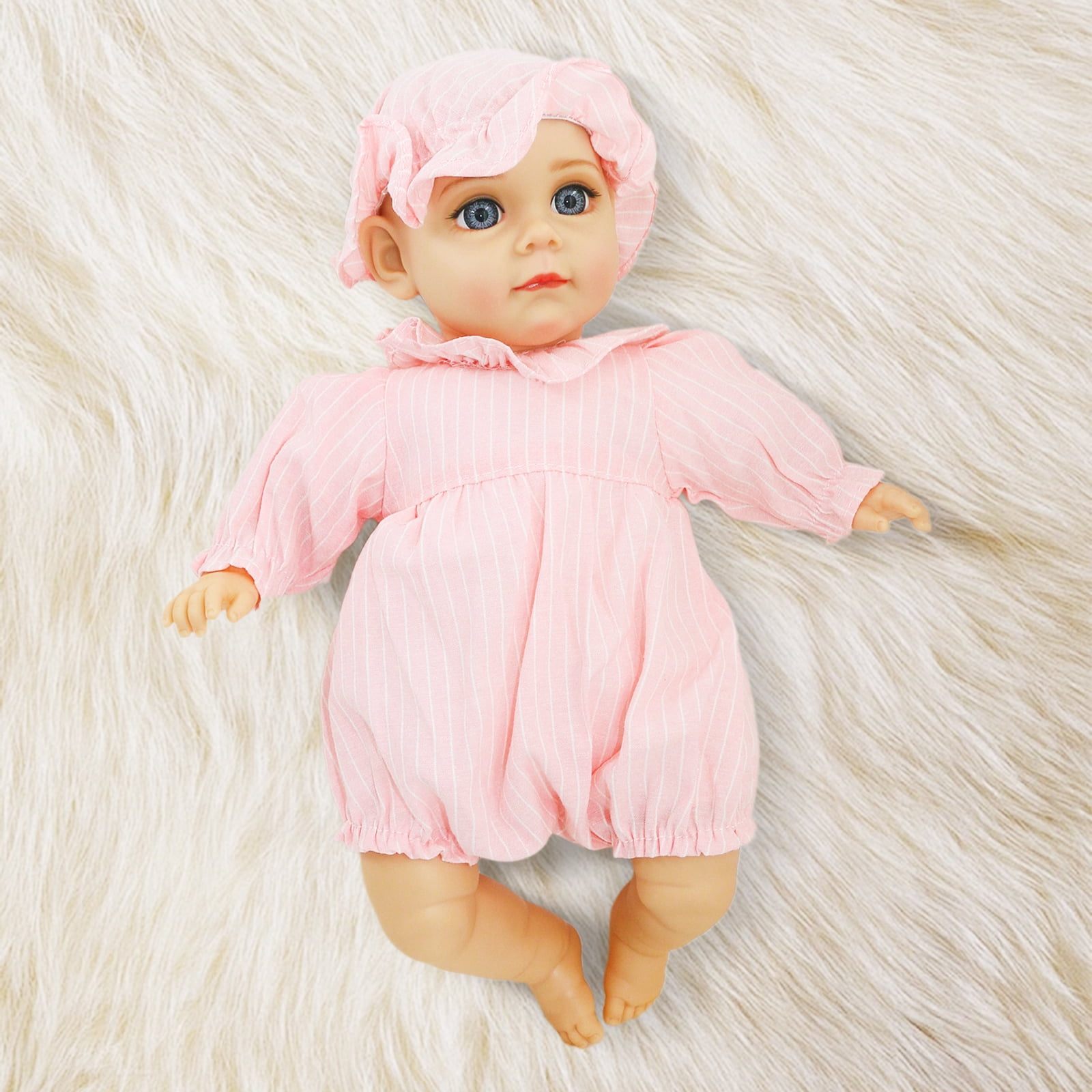 15 Inch Baby Doll Toys Girl with Soft Sponge Filled Tummy, Pink Dress ...
