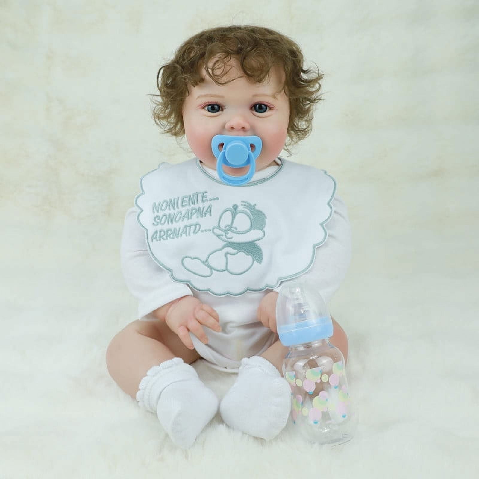 Realistic Reborn Baby Dolls, 22" Newborn Baby Dolls with Soft Full Body ...