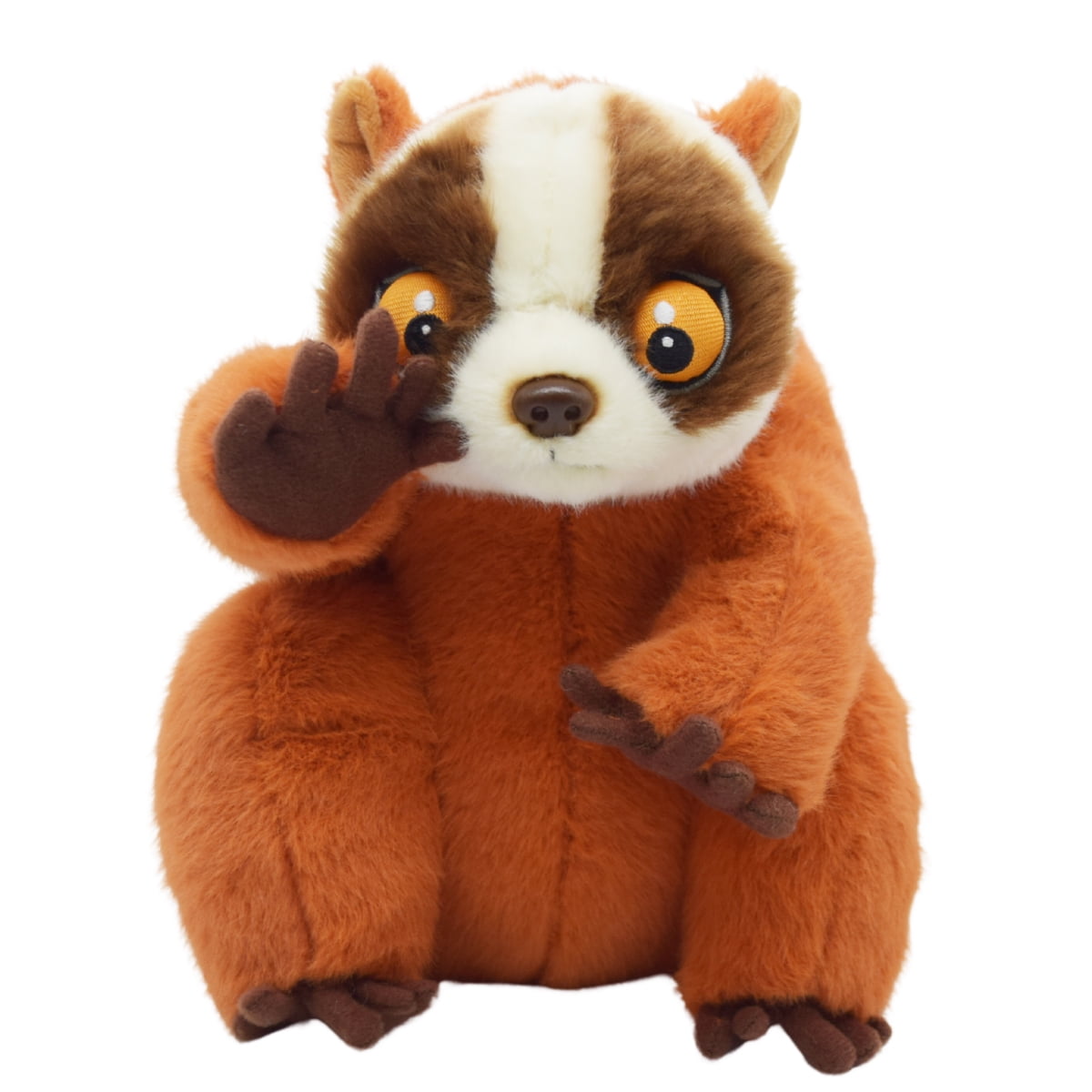Realistic Red Slender Loris Stuffed Animal Plush Toy, Lifelike Animal ...
