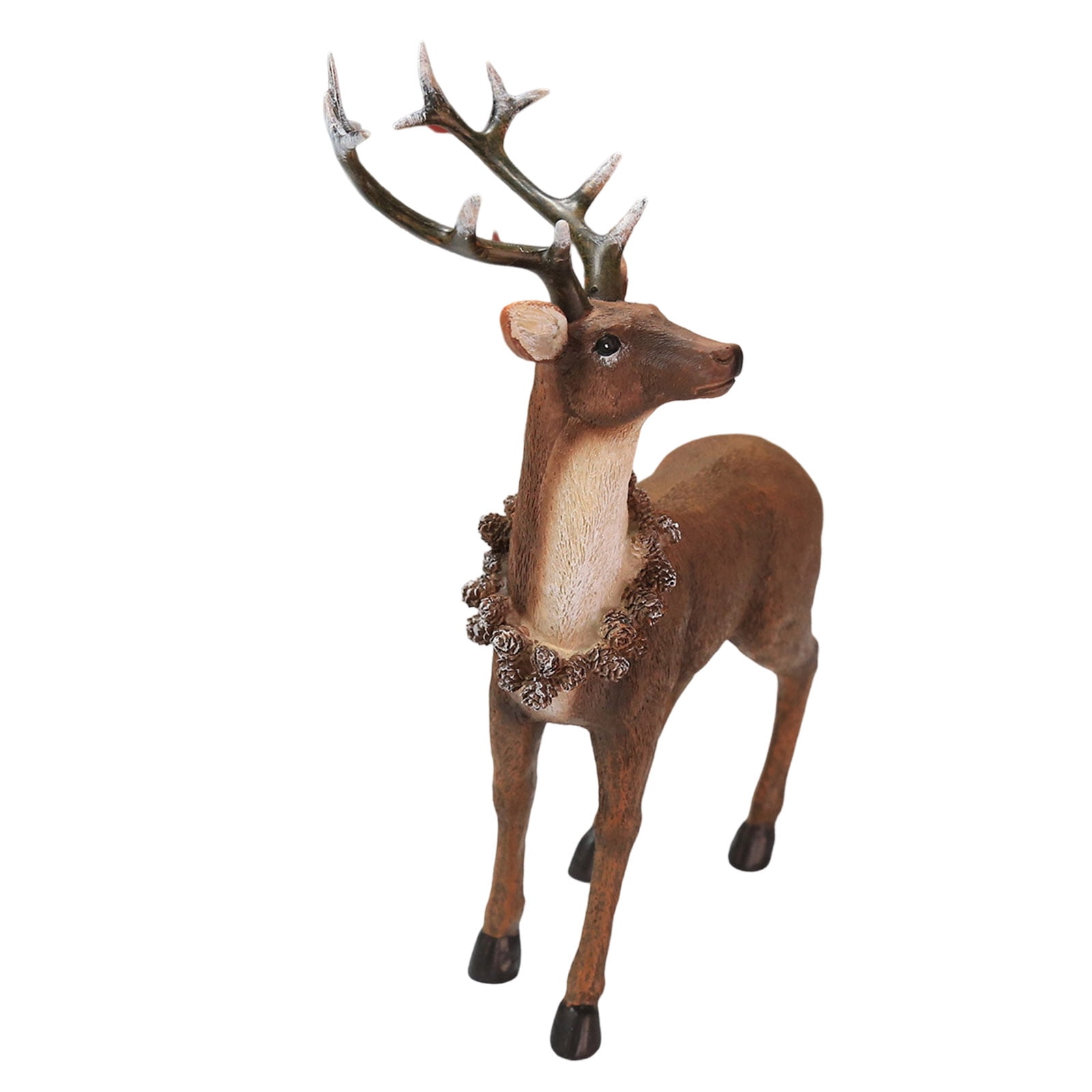 Realistic Reindeer Figurines Christmas Decorations Deer Model Xmases ...