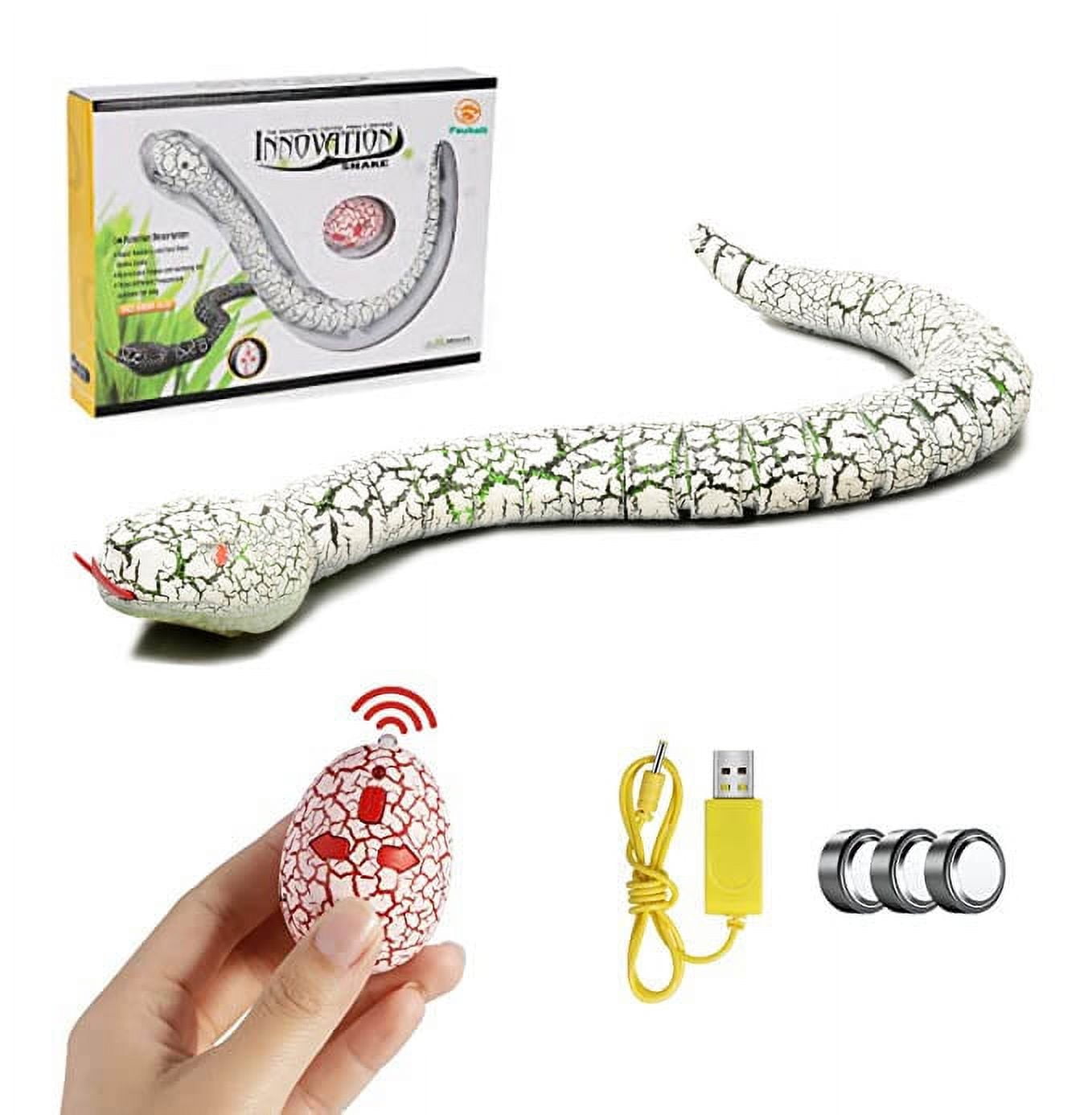 Realistic Remote Control RC Snake Toy Fast Moving Simulation Fake ...