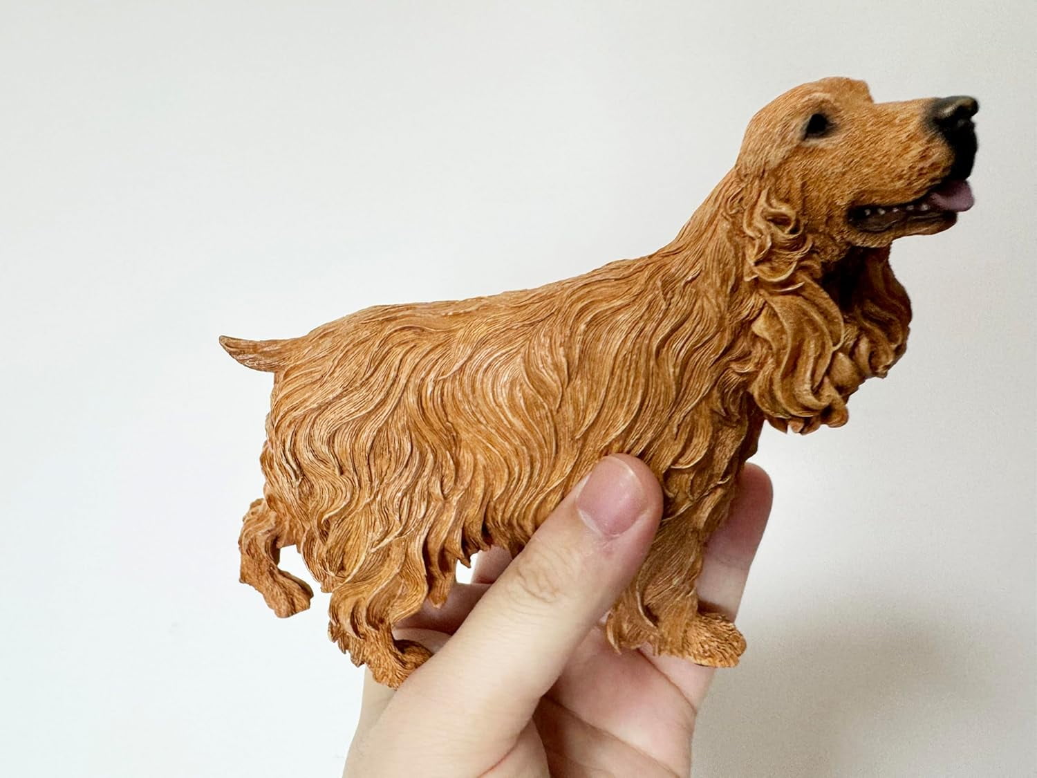 Realistic Resin Cocker Spaniel Figurine Gifts, Dog Memorial Figurines ...