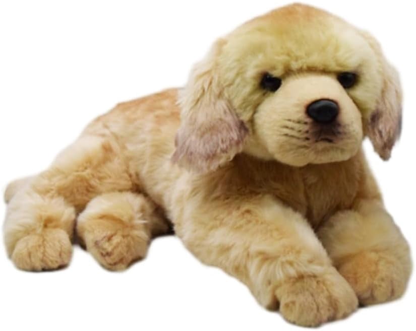 Realistic Retriever Dog Stuffed Animal Plush Toy, Lifelike Animal ...