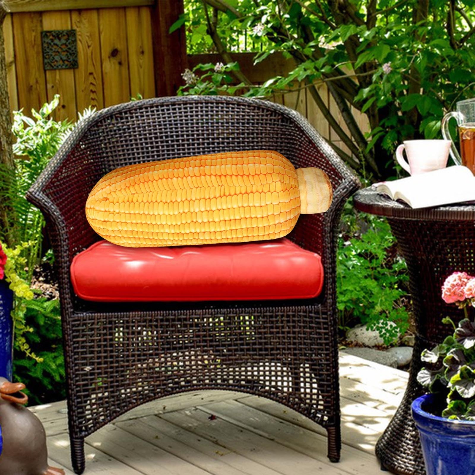 Realistic Roasted Corn Pillow Funny Corn On The Cob Hugging Pillow Toy ...