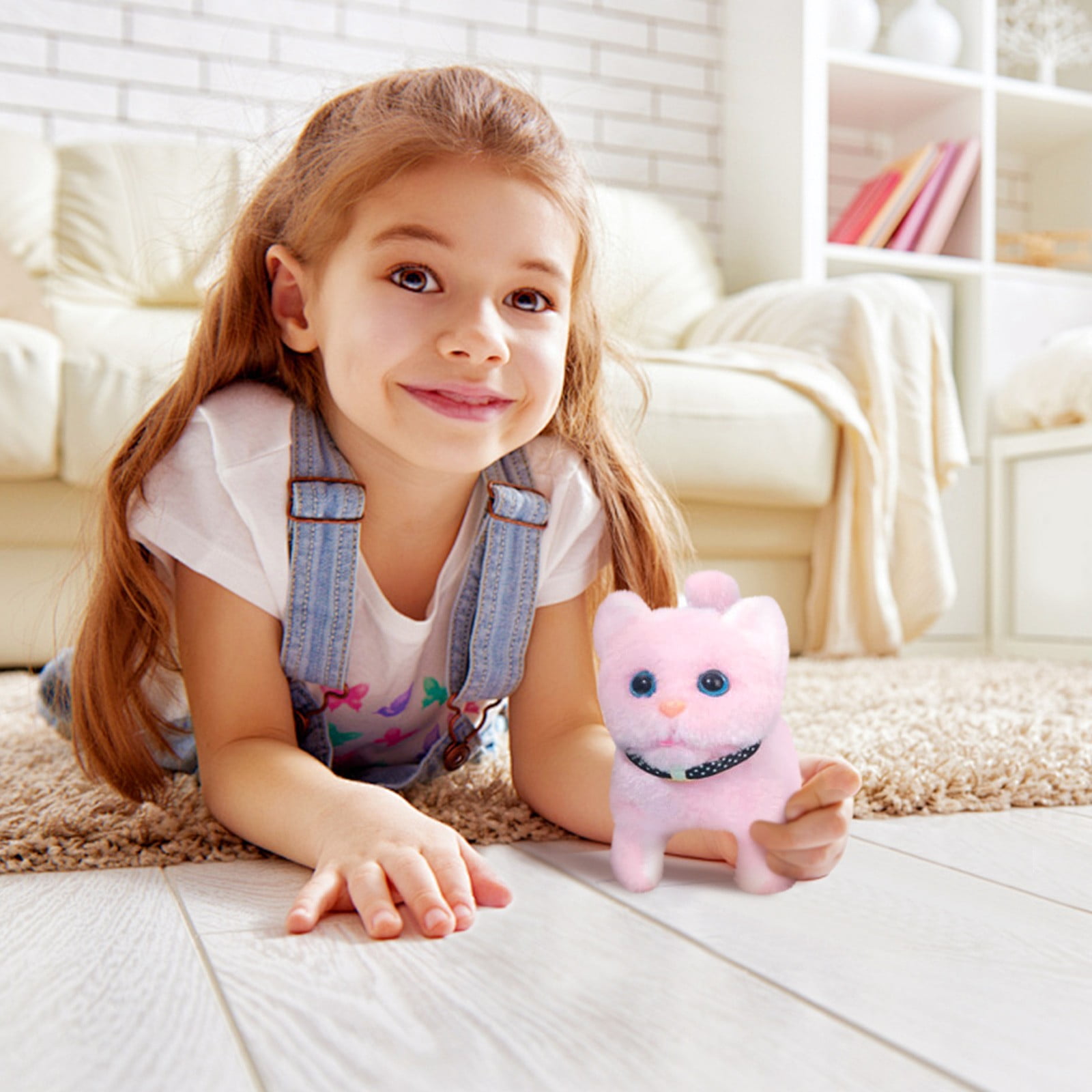 Realistic Robot Cat Plush Toys, Cute 8.2" Robot Cat Stuffed Animals ...