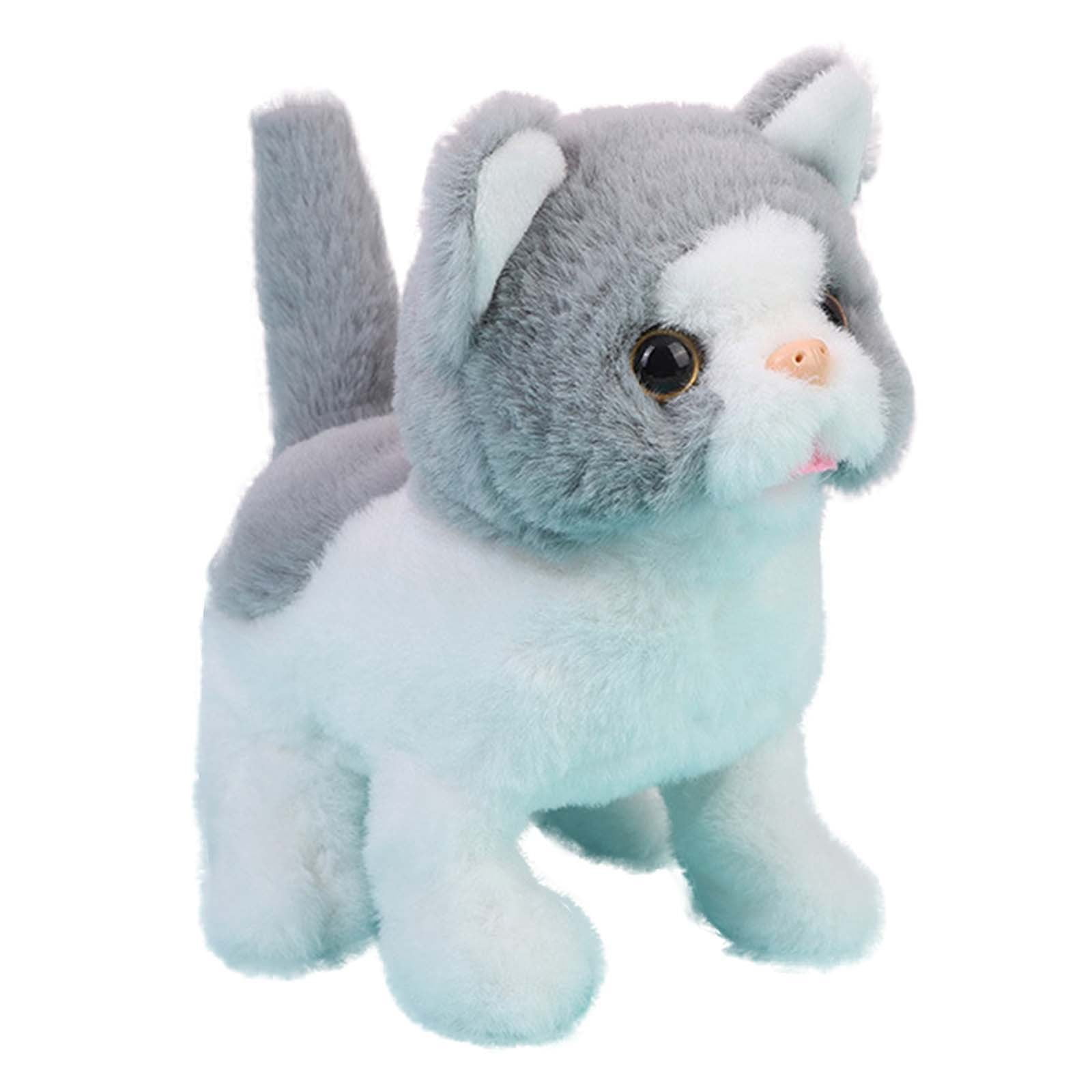 My Realistic Robot Cat, Walking And Barking Robot Cat Plush Cat ...