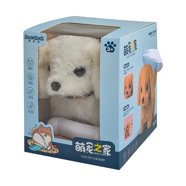 JEEXI Walking Barking Toy Dog with Remote Control Leash, 10" Plush ...