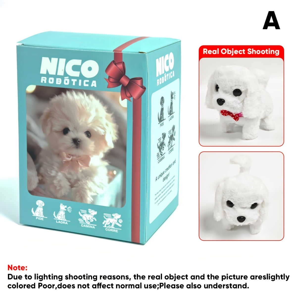 Realistic Robot Puppy - Interactive Electronic Pet Dog With Soft Fluffy ...