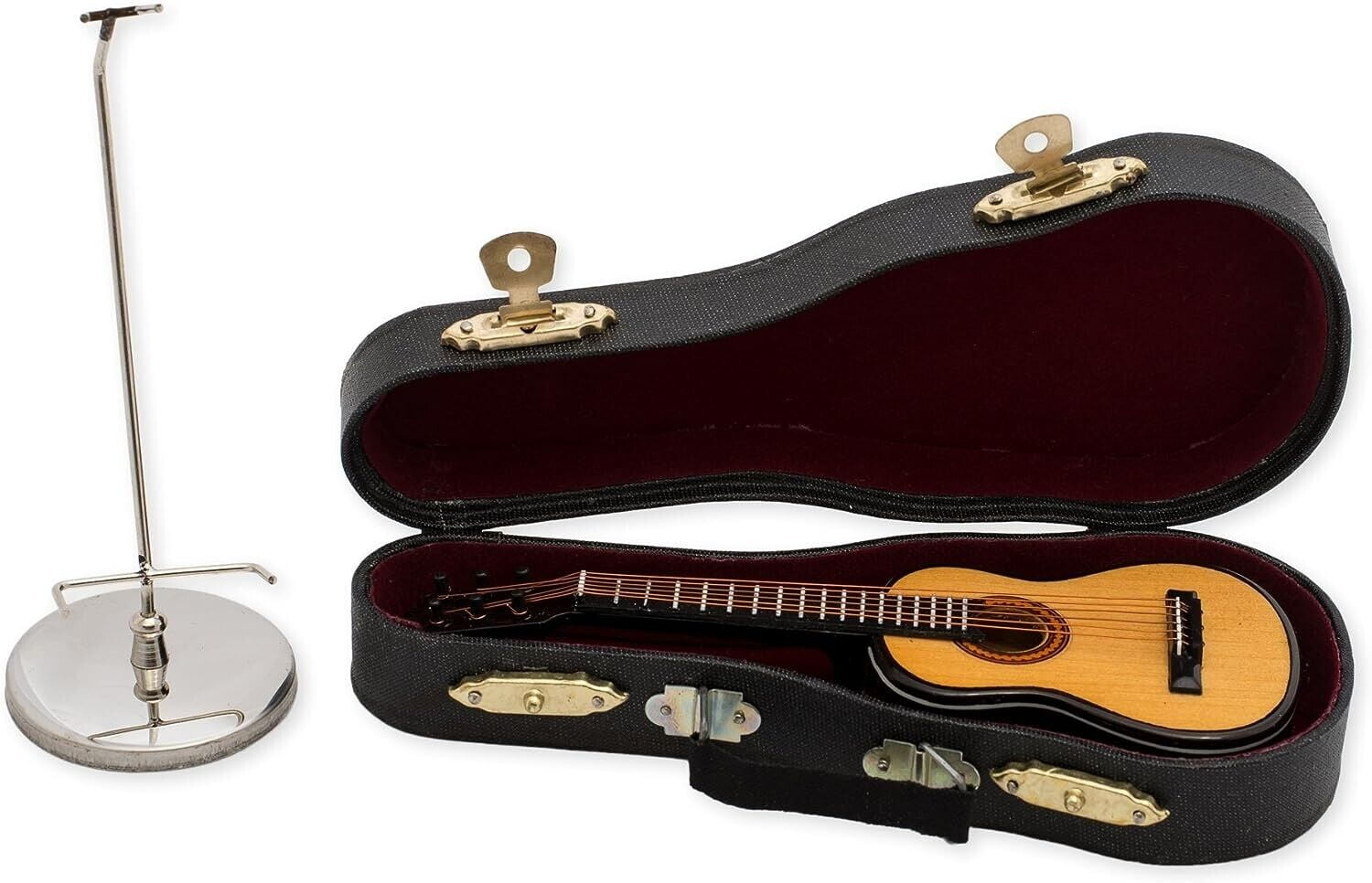 Realistic STEEL STRING GUITAR Miniature Musical Instrument Figurine ...