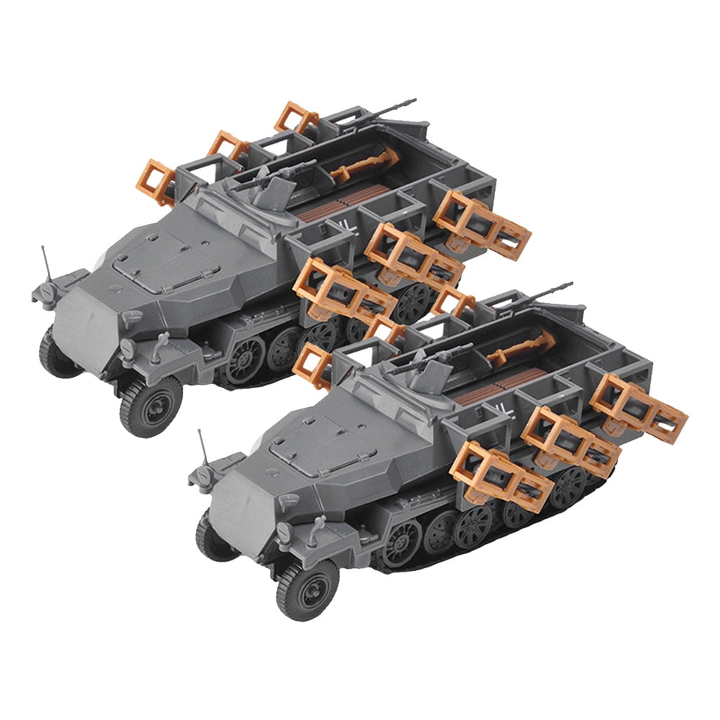 Realistic SdKfz 251 Tank Model 1/72 Collectibles Desk Decor - Walmart.com