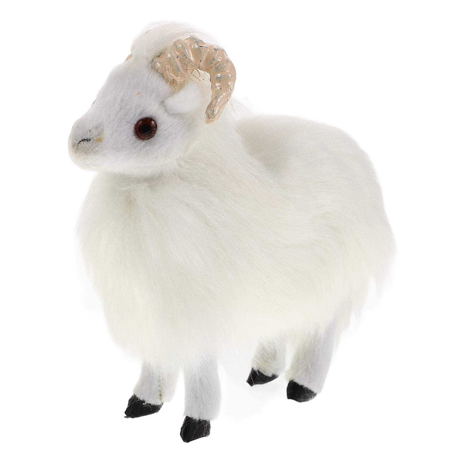 Realistic Sheep Figurines Artificial Goat Model Farm Animal Sheep ...