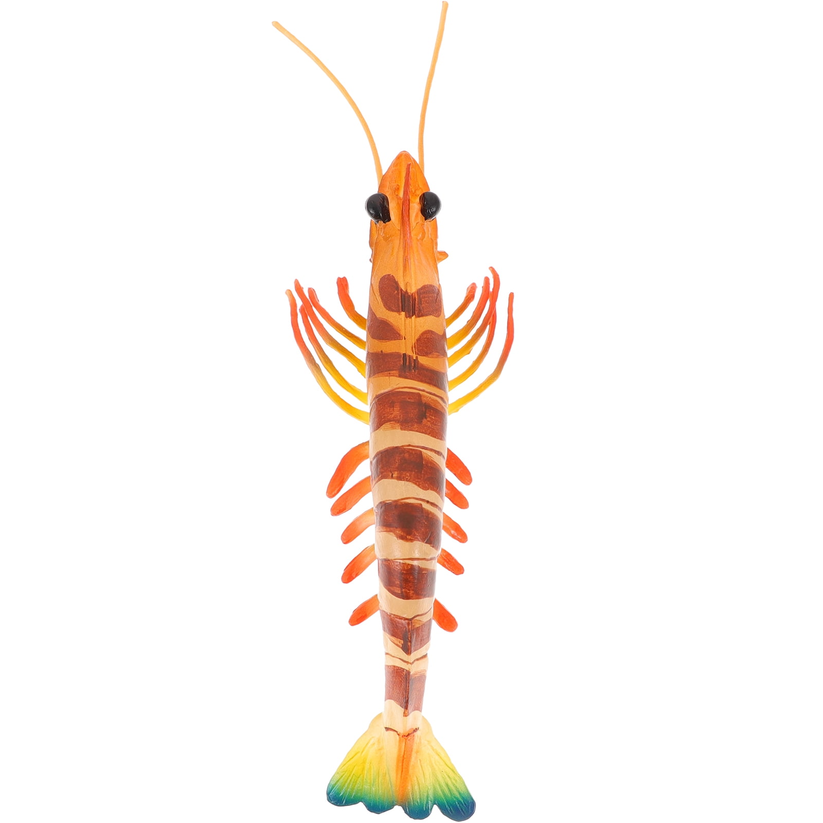 Realistic Shrimp Figurine Simulation Shrimp Figure Plastic Marine ...