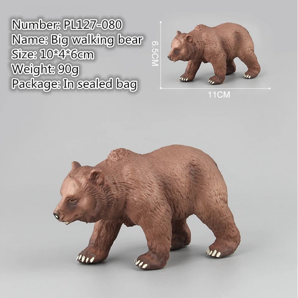 Realistic Simulated Mini Brown Bears Model Solid Simulation Animals The ...