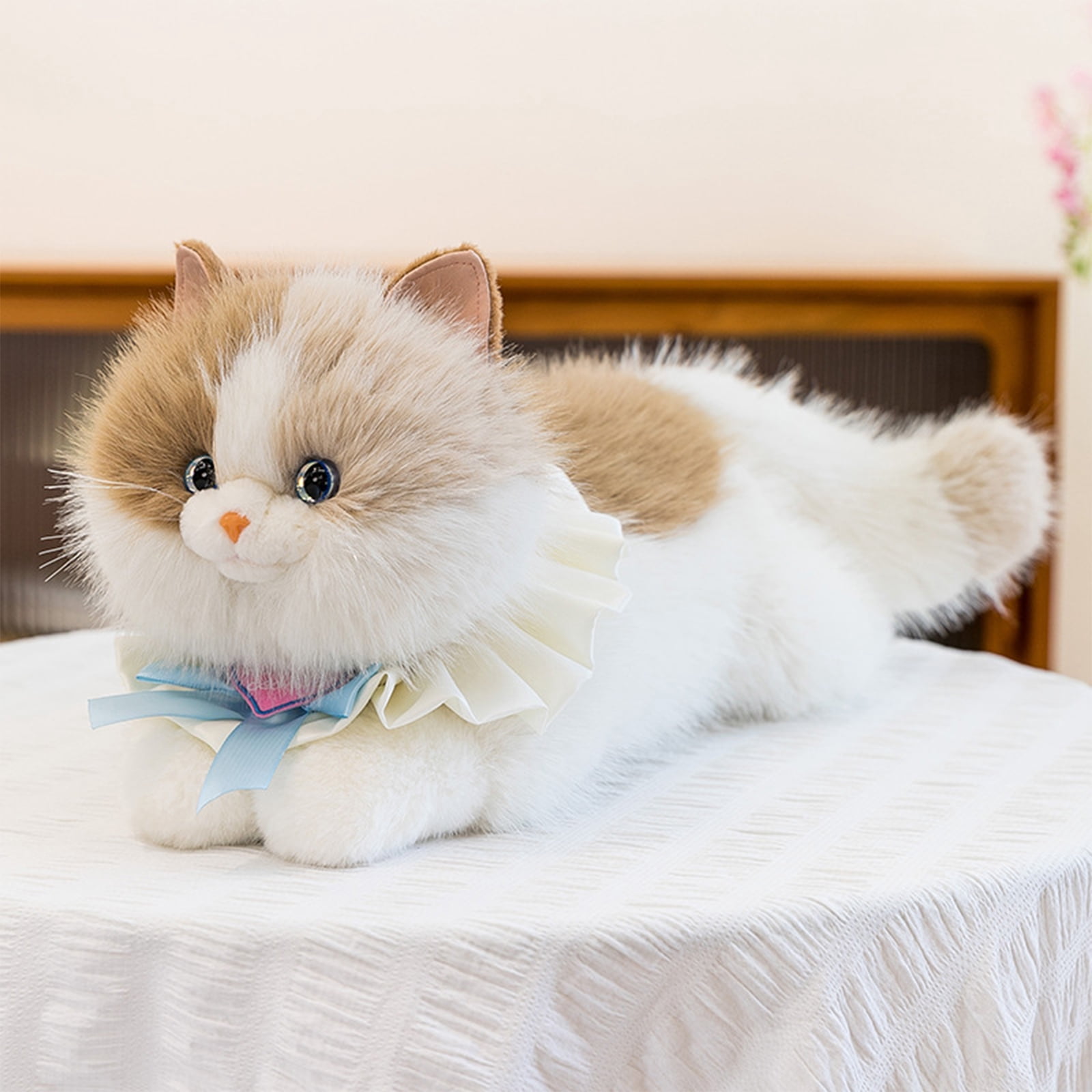 Realistic Simulation Plush Doll With Music, Bib, And Design; A Perfect ...