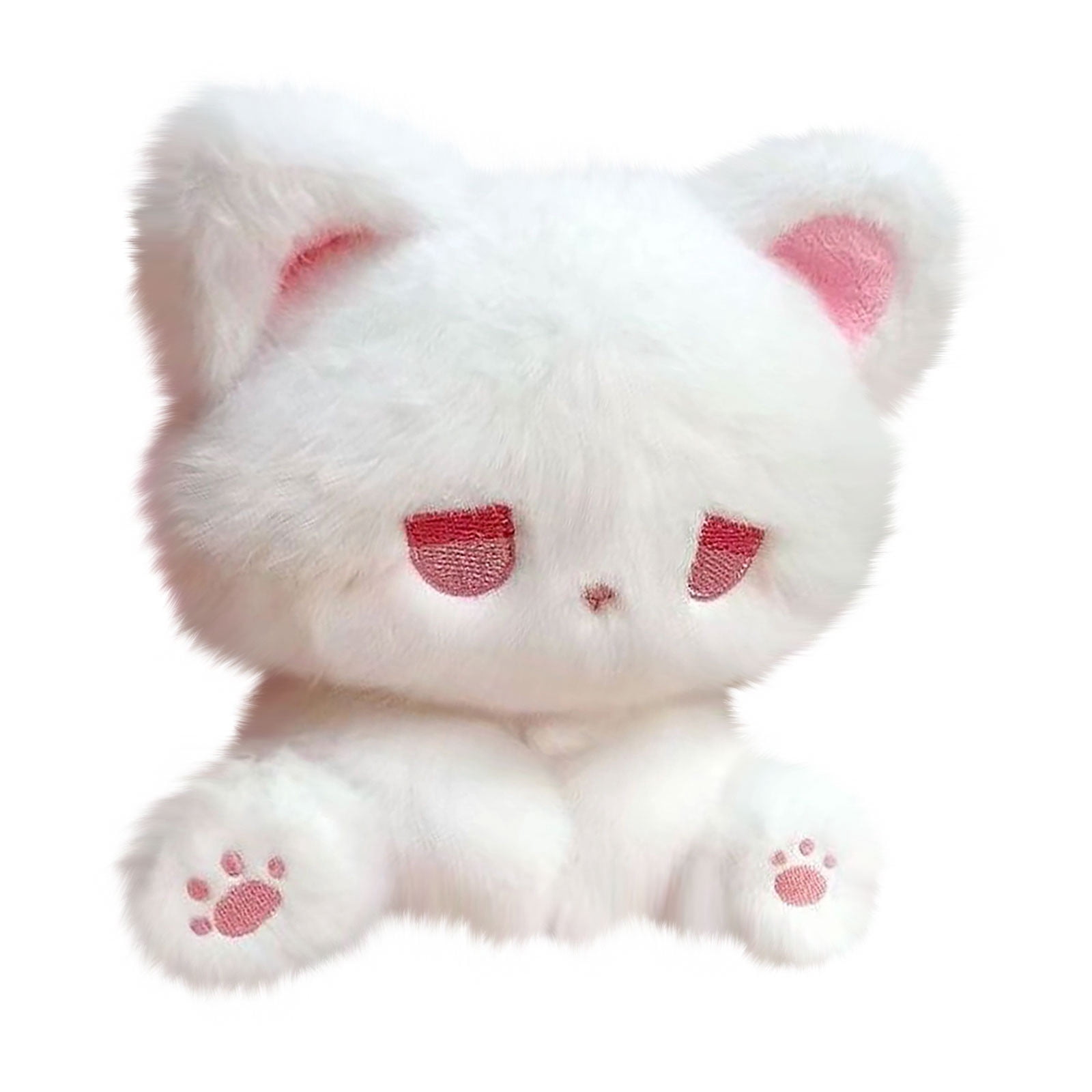 Realistic Sleeping Cat Stuffed Animal Plush Toy Soft Cuddle Comfort ...