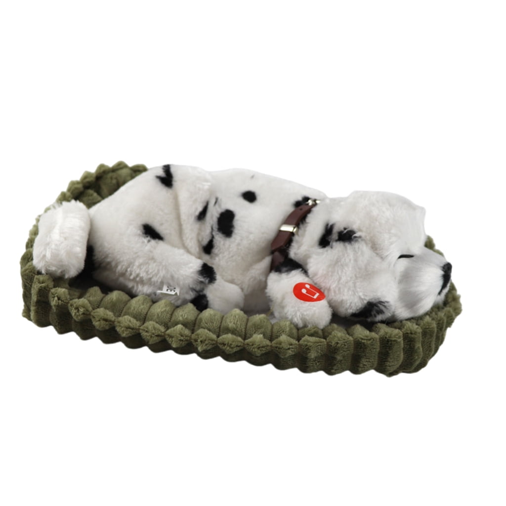 Realistic Sleeping Dog Plush Toy Interactive Pet Toy Puppy Dolls for ...