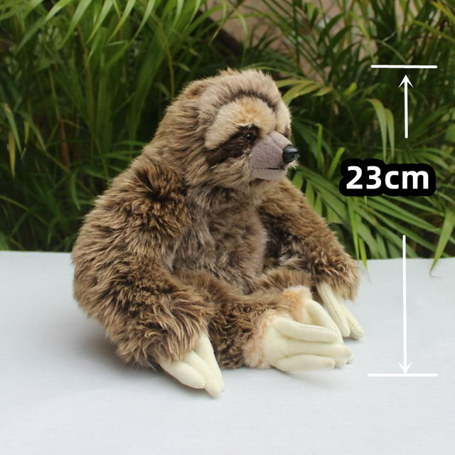 Realistic Sloth High Fidelity Cute Bradypode Plushie Folivora Plush ...