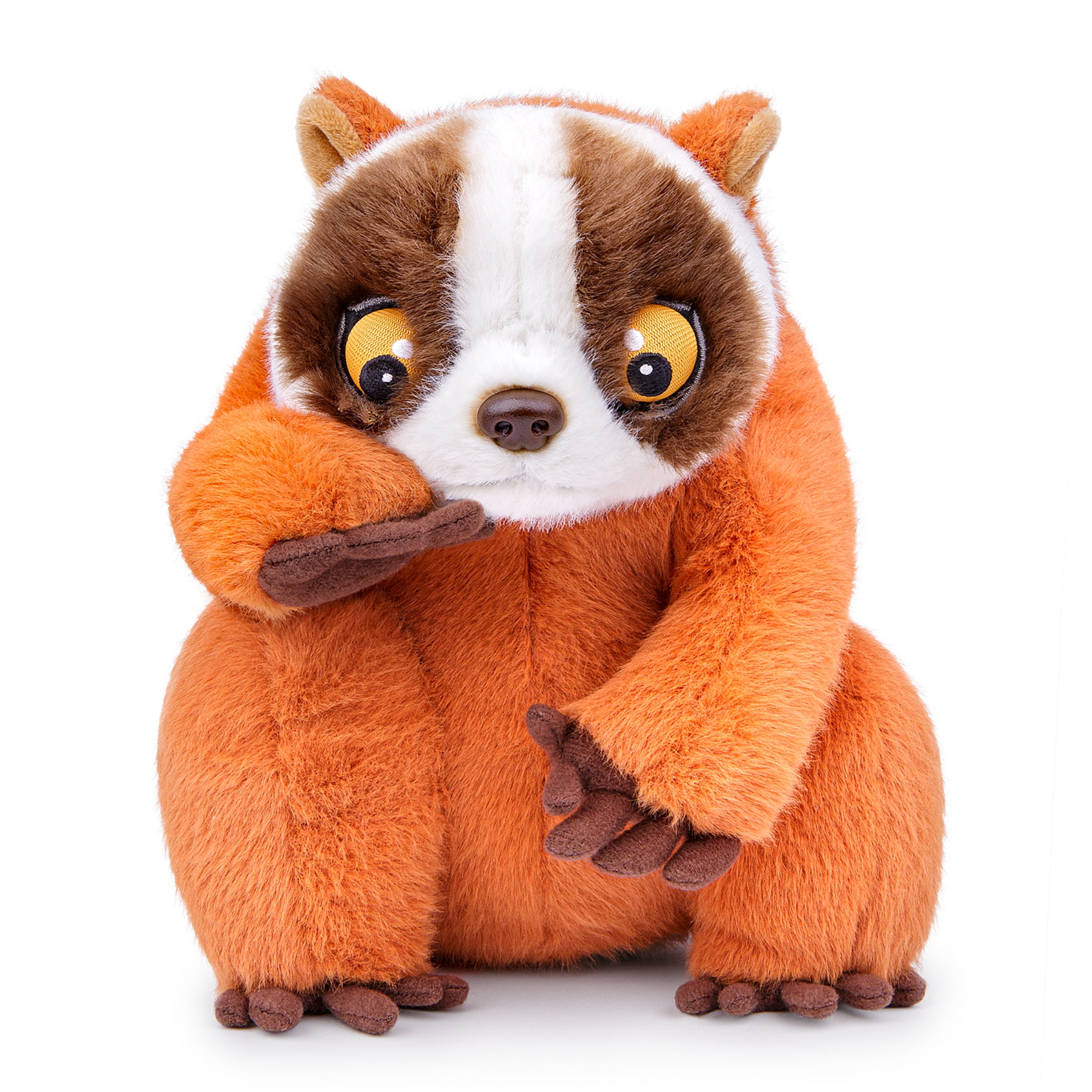 Realistic Slow Loris Stuffed Animal,Soft Monkey Plush Toy, Lifelike ...