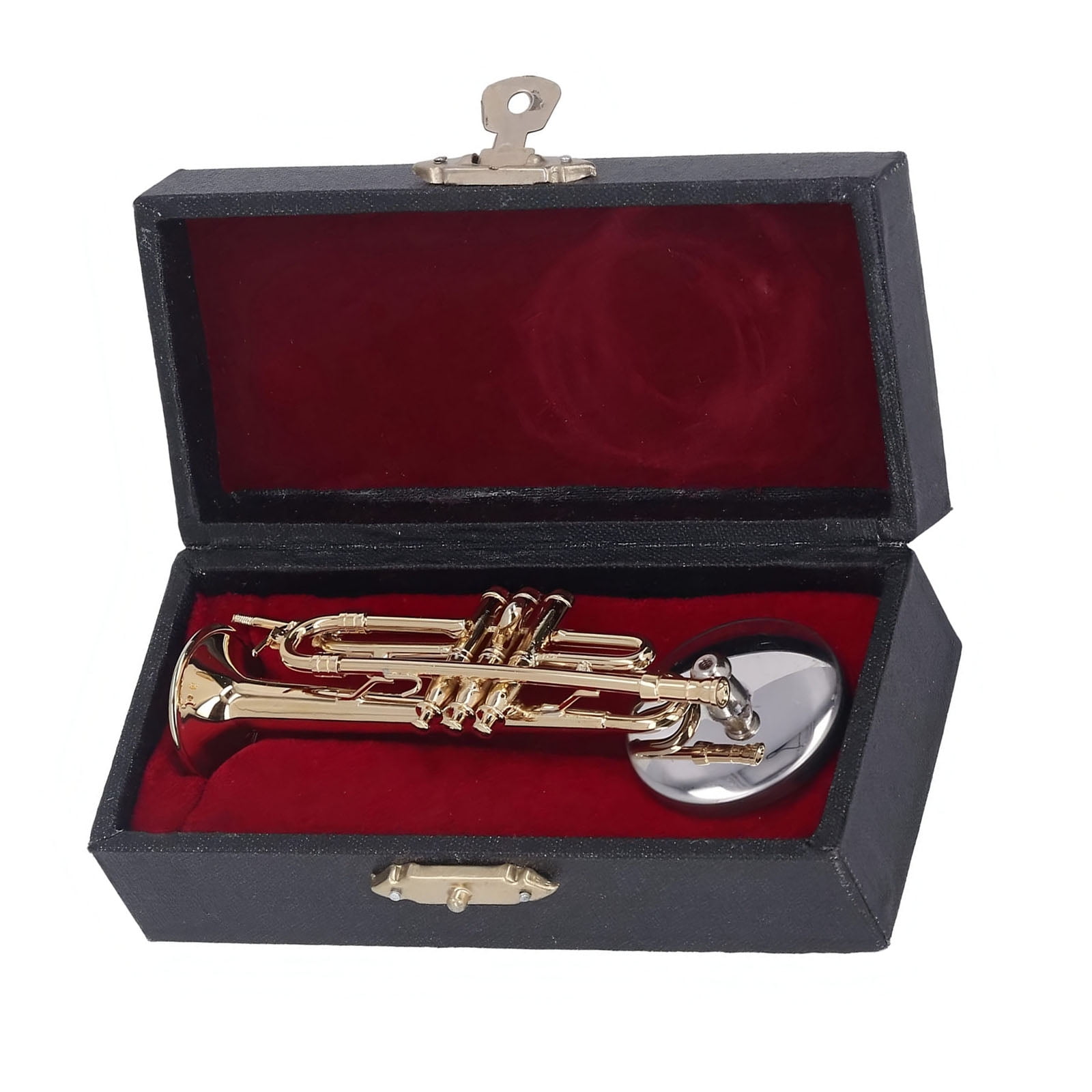 Realistic Small Saxophone Model Brass Gold Display Stand Included Home ...