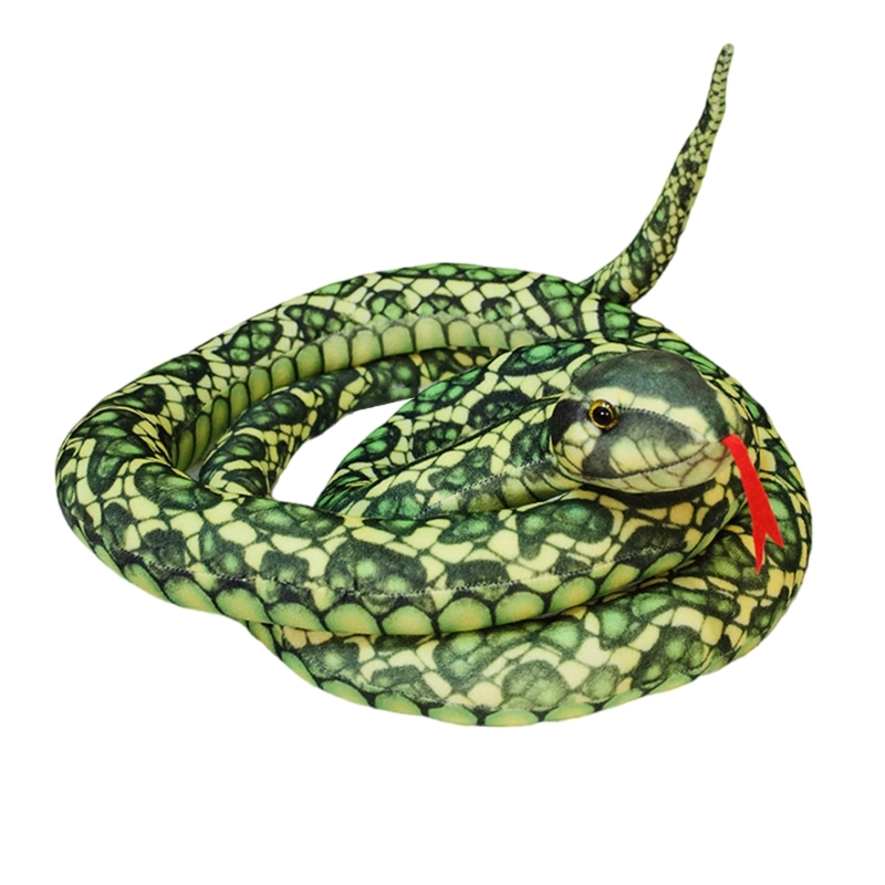 Realistic Snake Plush Toy 100cm Soft And Life Like Stuffed Snake Dolls ...