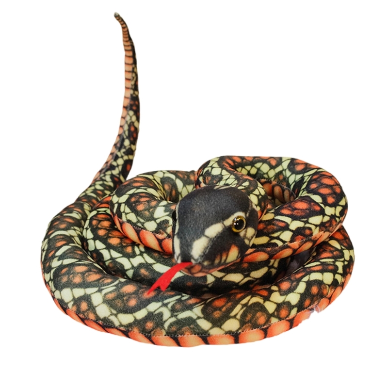Realistic Snake Plush Toy 100cm Soft And Life Like Stuffed Snake Dolls ...