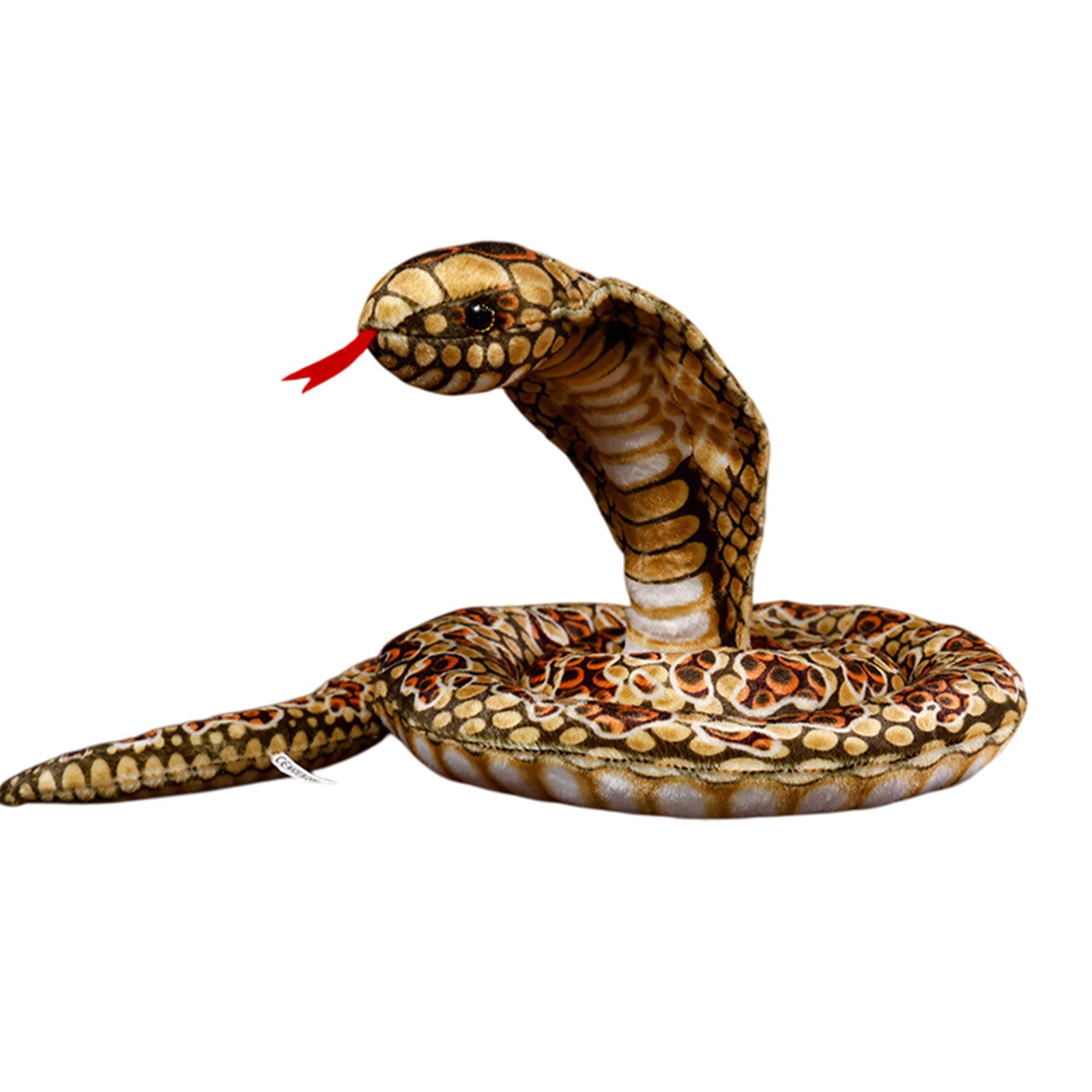 Realistic Snake Plush Toy - Soft Huggable Stuffed Animal with Safety ...