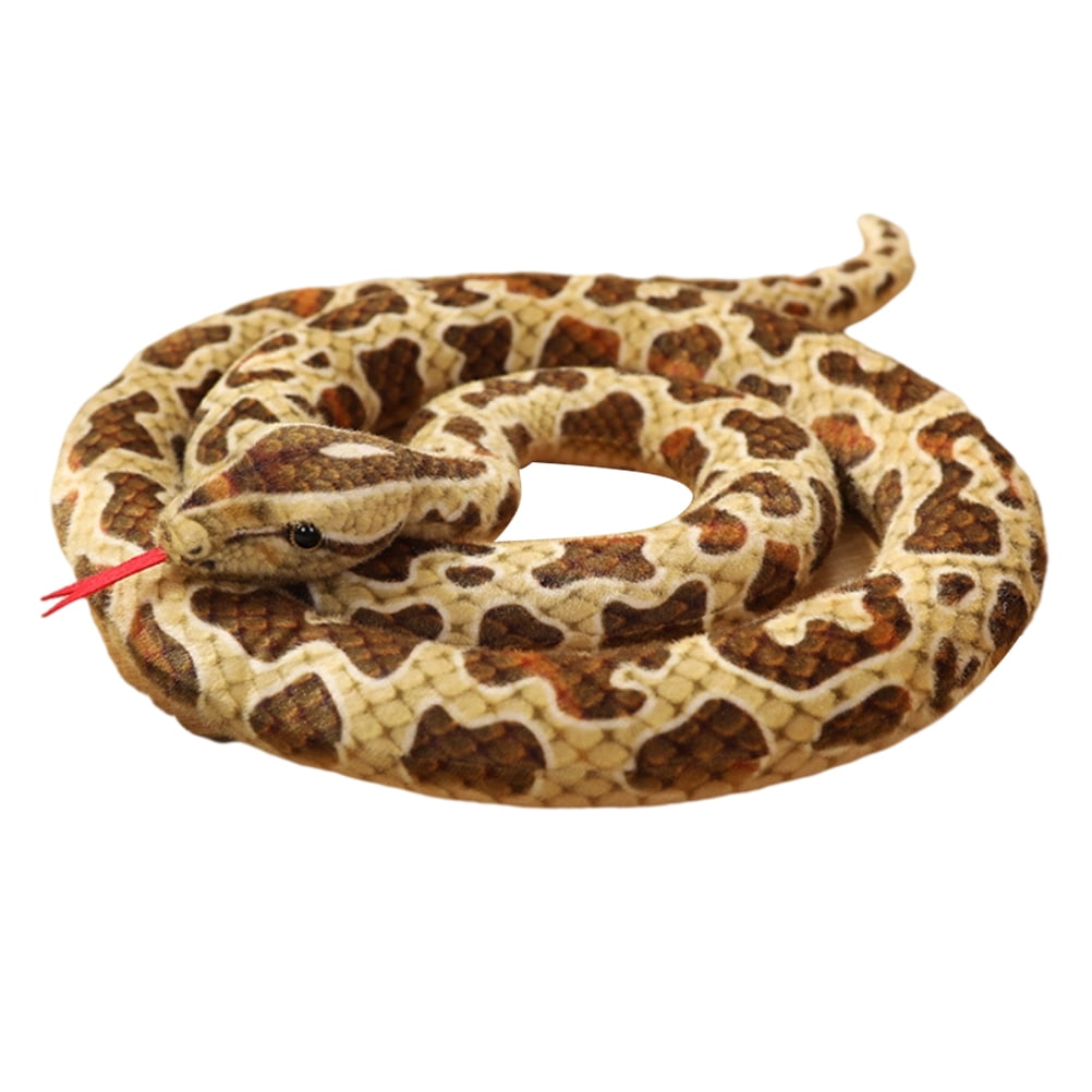 Realistic Snake Plush Toy Stuffed Animal Garden Props Indoor Outdoor ...