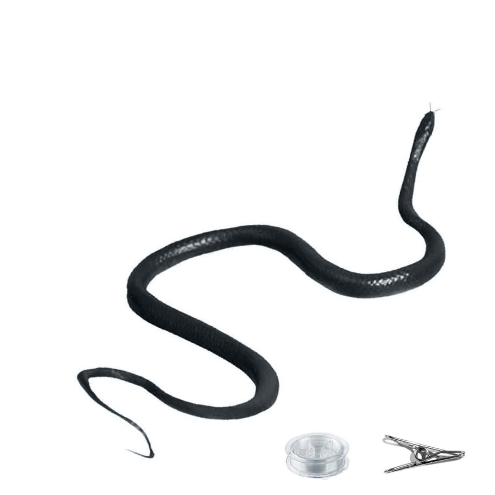 Realistic Snake Prank Kit - 3 Foot String Clip Fake Snake - DIY Scare ...