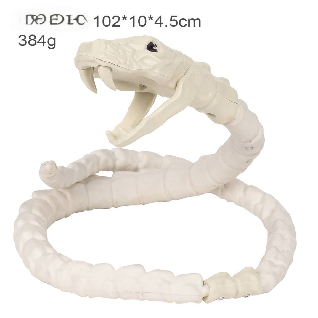 Realistic Snake Skeleton Figurine, Fun Halloween Horror Bones for ...