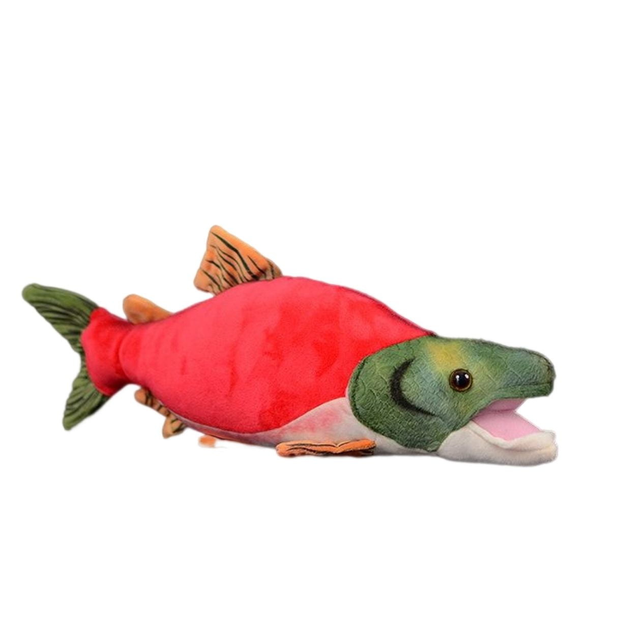 Realistic Sockeye Salmon Stuffed Animal Plush Toy, Lifelike Fish ...