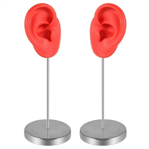Realistic Soft Silicone Ear Model Practical Ear Studs Display Props ...