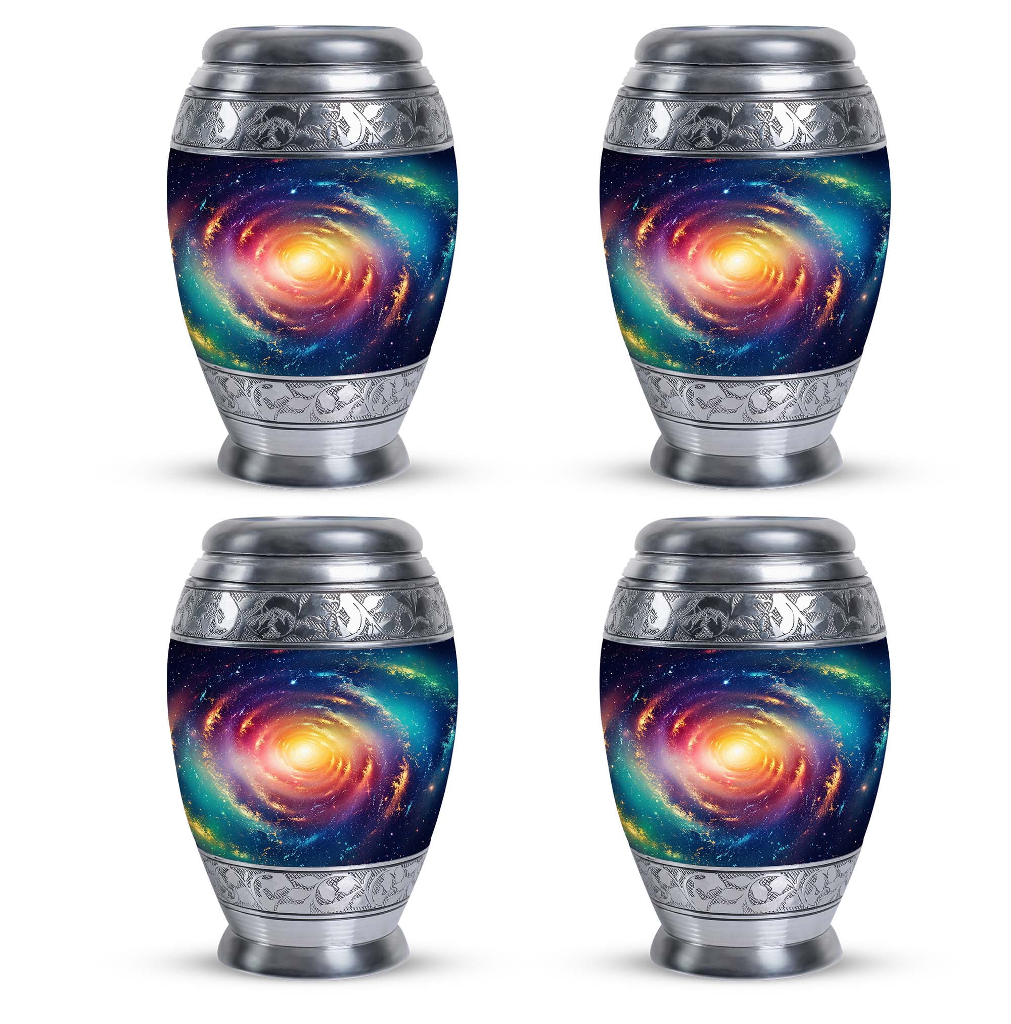 Realistic Spiral Galaxy Cremation Urns For Human Ashes - Cosmic Galaxy ...