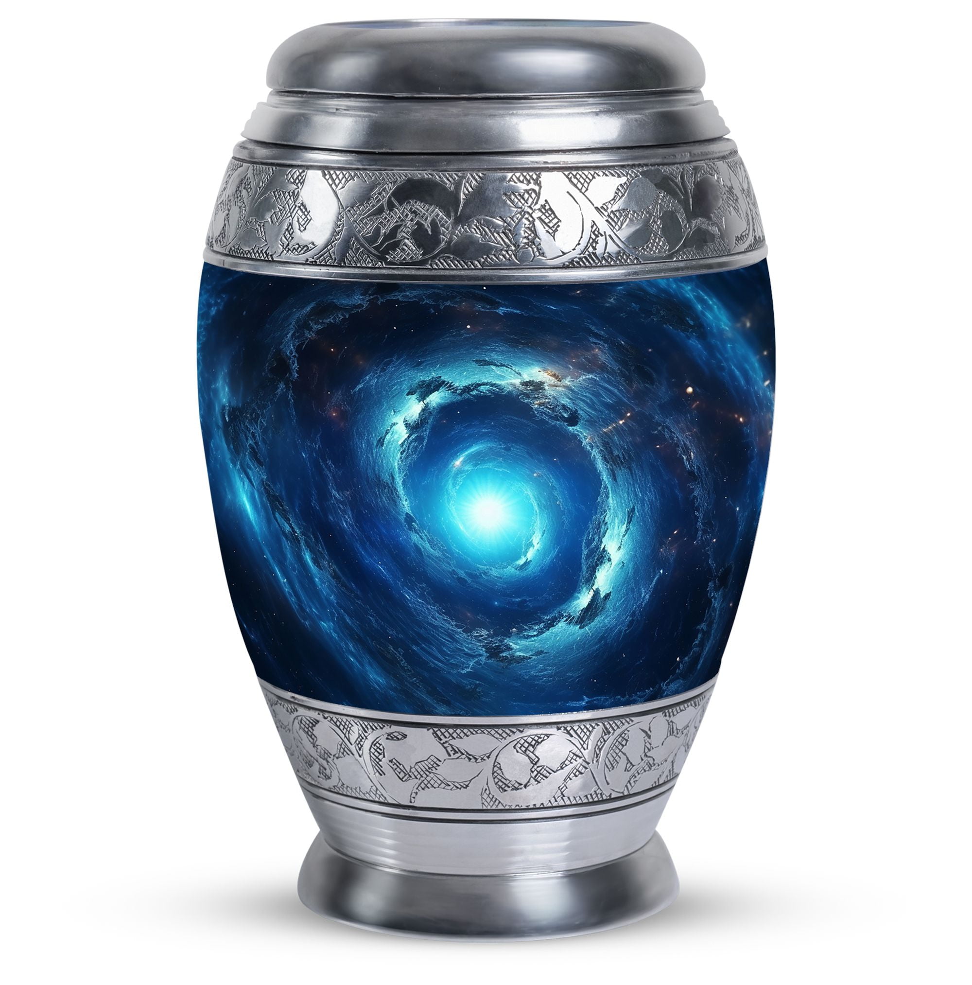 Realistic Spiral Galaxy Memorial Urns, Cremation Urns For Men, Urn For ...